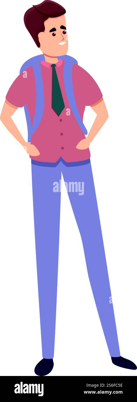 Official school uniform icon. Cartoon of official school uniform vector ...