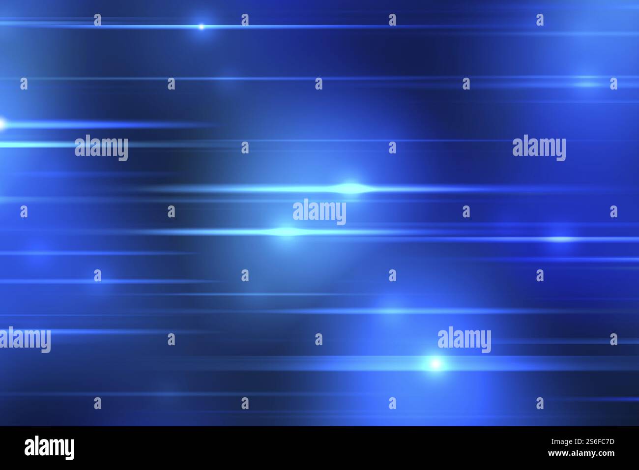 2d illustration of a blue light streaks background Stock Photo - Alamy