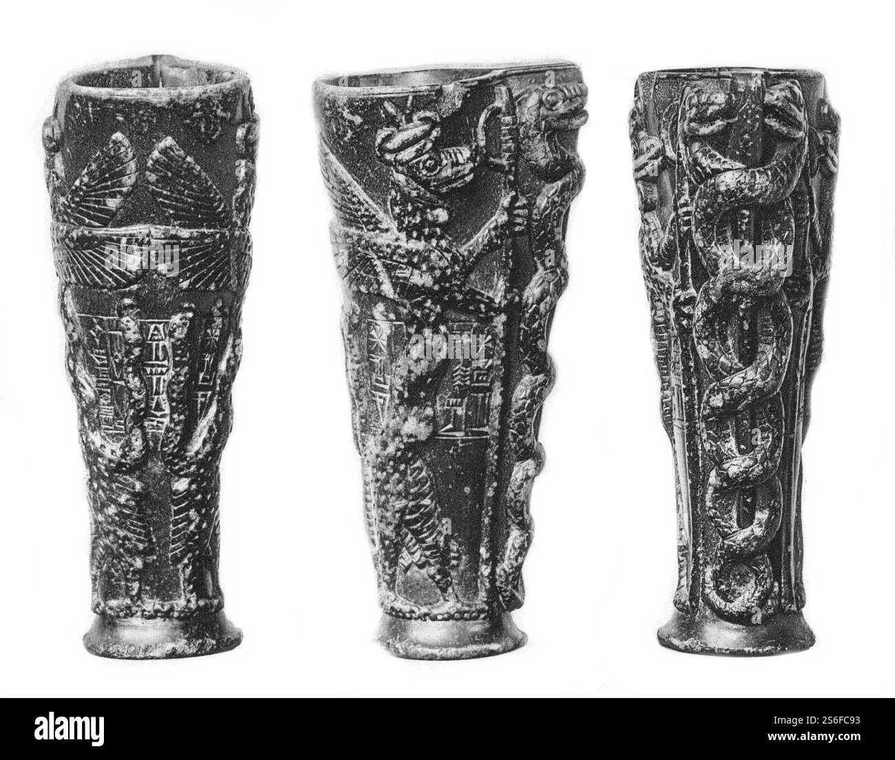 Girsu Gudea libation vase Stock Photo - Alamy
