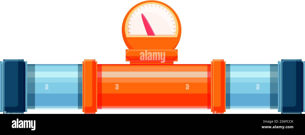 Hot water pipe icon. Cartoon of hot water pipe vector icon for web ...