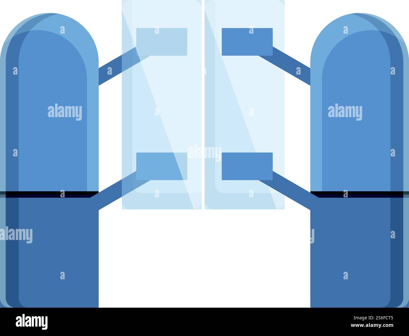 Door in subway icon. Cartoon of door in subway vector icon for web ...