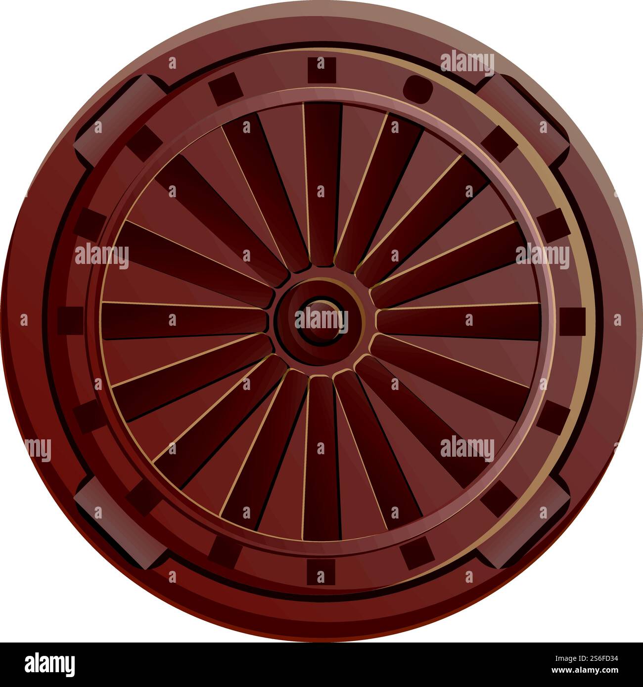 Shape manhole icon. Cartoon of shape manhole vector icon for web design ...