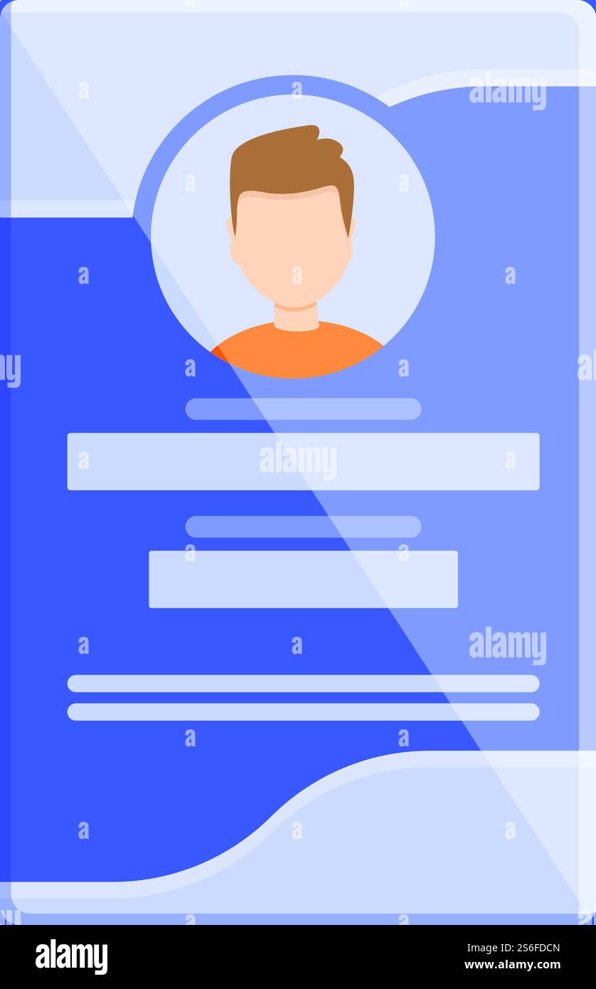 Id card name icon. Cartoon of id card name vector icon for web design ...