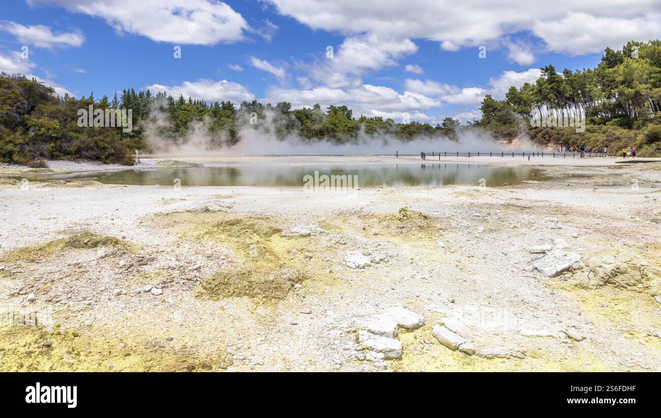 An image of geothermal activity at Rotorua in New Zealand Stock Photo ...