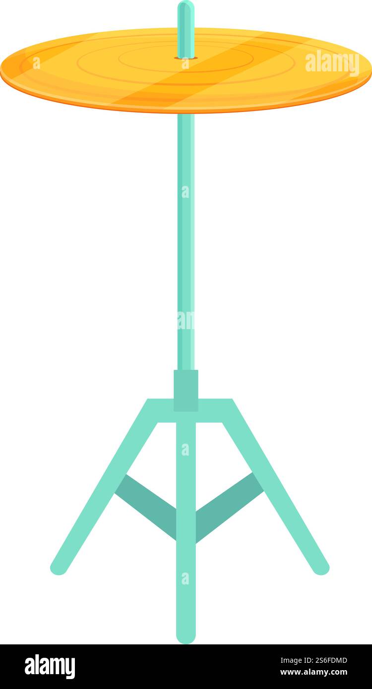 Drum bell clap icon. Cartoon of drum bell clap vector icon for web ...