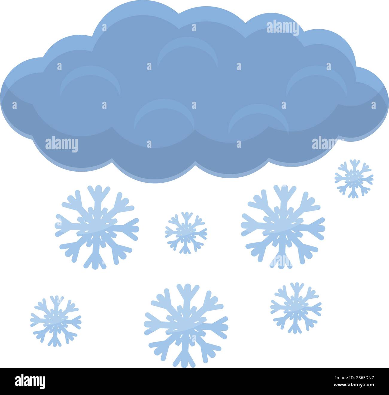 Snow on outdoor thermometer Cut Out Stock Images & Pictures - Alamy
