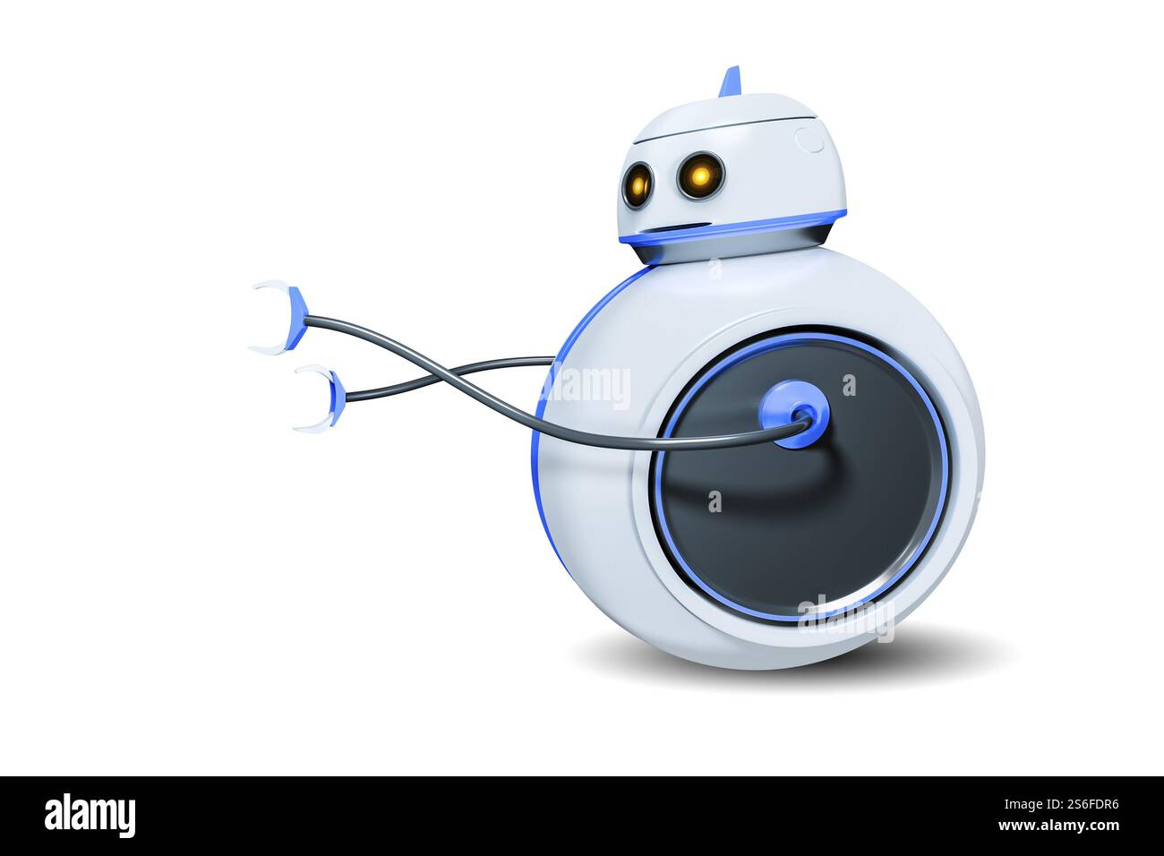 3d render of a sweet little robot Stock Photo - Alamy