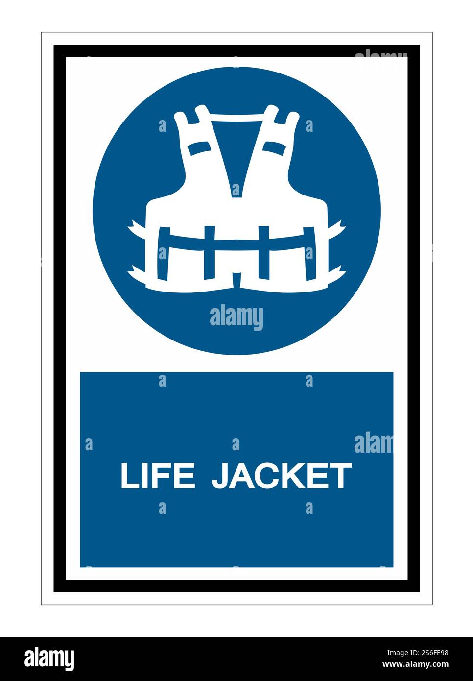 PPE Icon.Wearing a life jacket for safety Symbol Sign Isolate On White ...