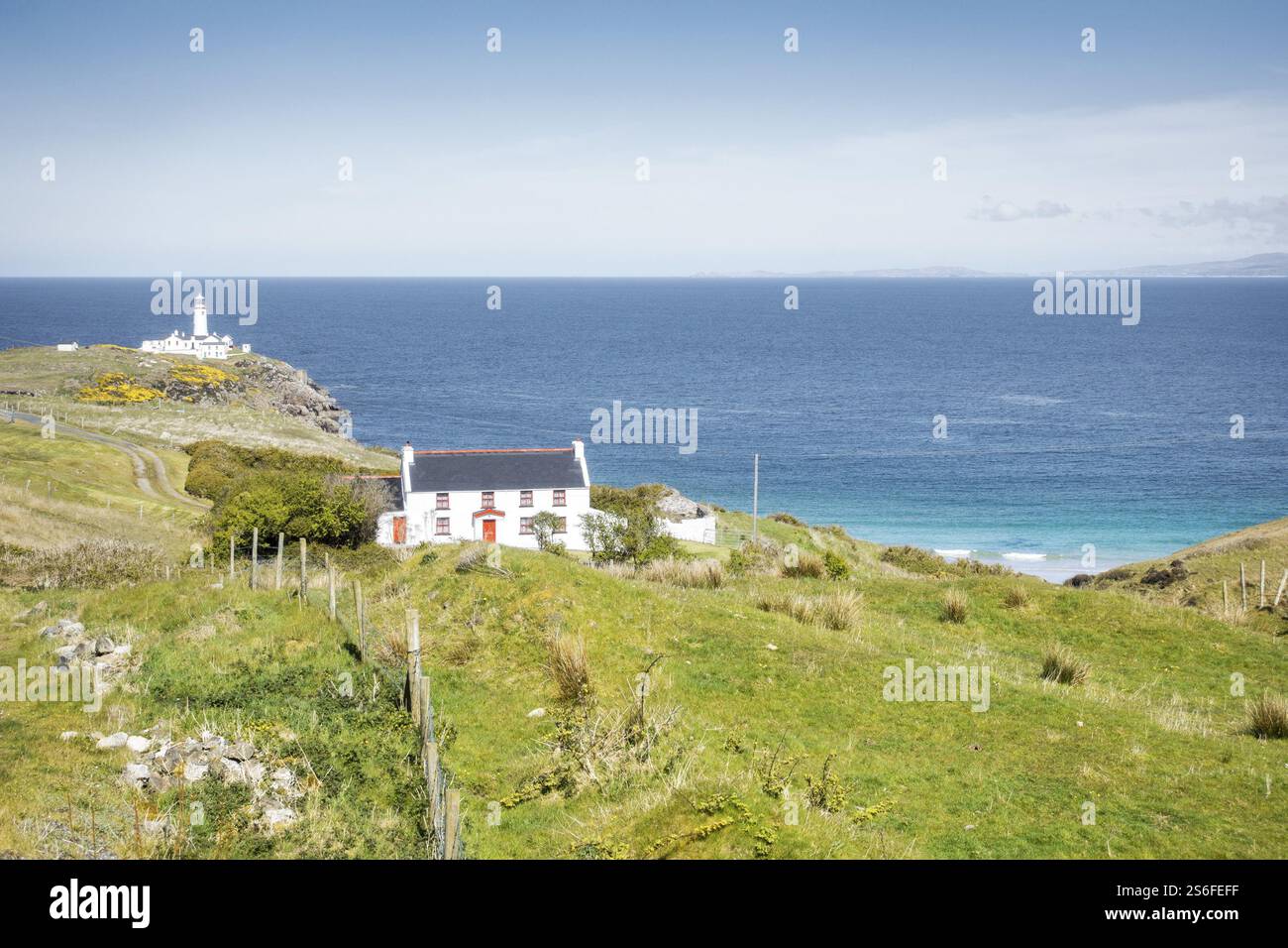 An image of a lighthouse in Ireland Donegal Stock Photo - Alamy