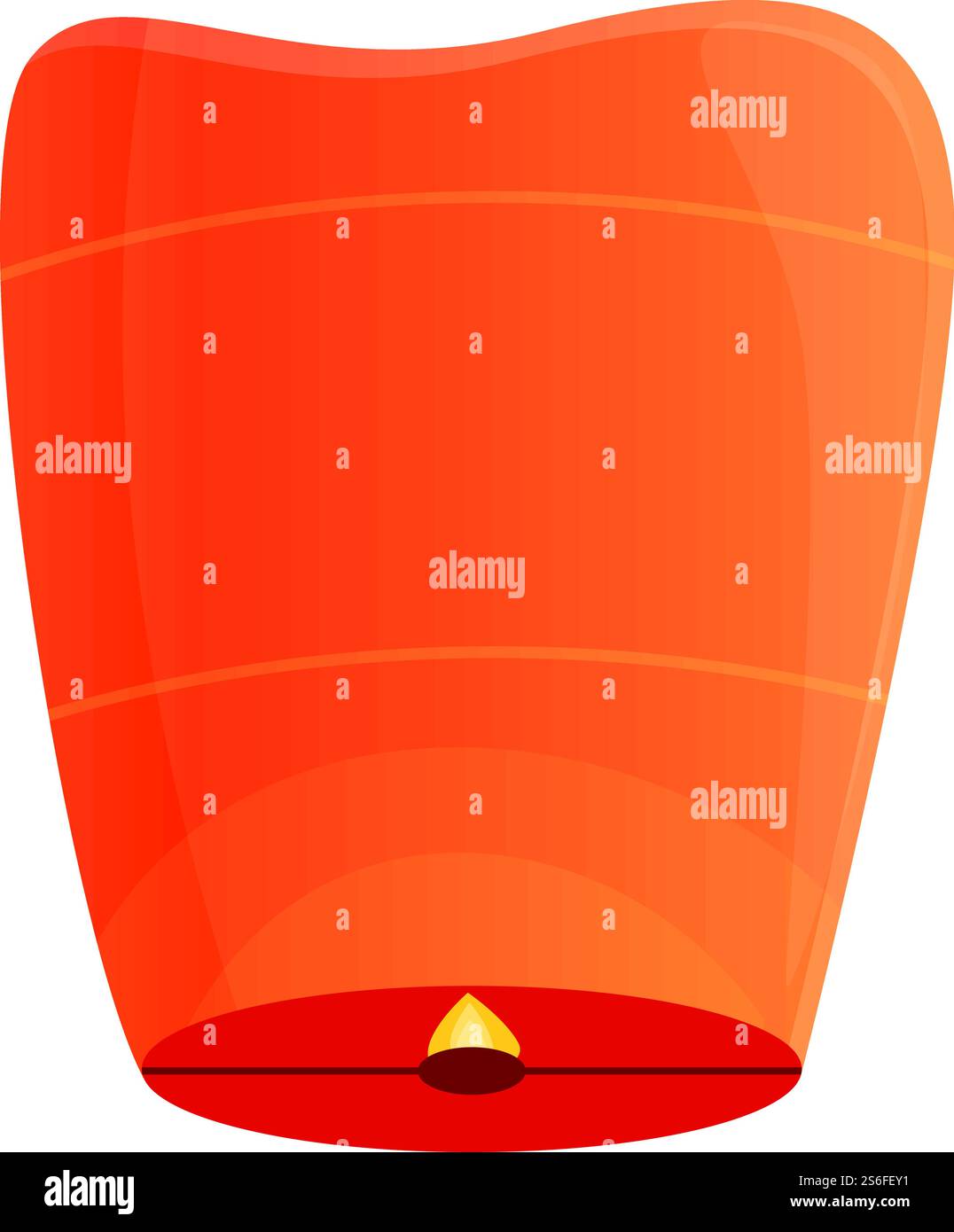 Tradition floating lantern icon. Cartoon of tradition floating lantern ...