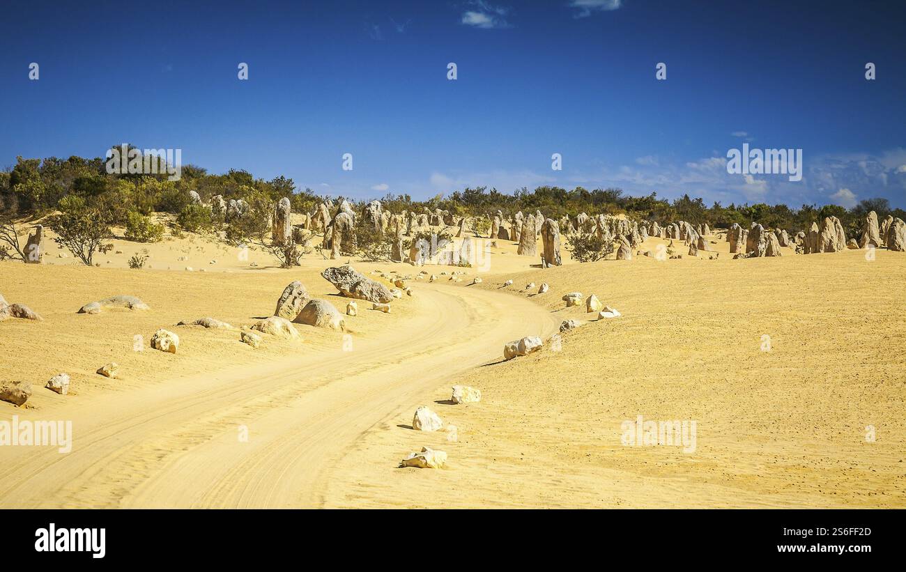 An image of the strange desert Pinnacles in Australia Stock Photo - Alamy