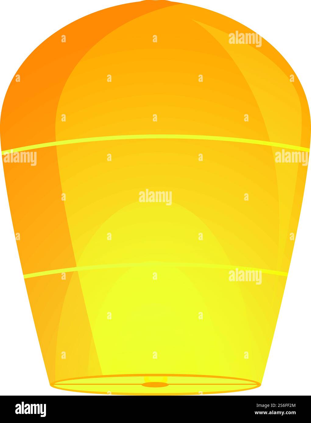 Asia floating lantern icon. Cartoon of asia floating lantern vector ...