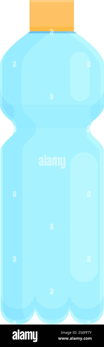 Biodegradable plastic bio bottle icon. Cartoon of biodegradable plastic ...