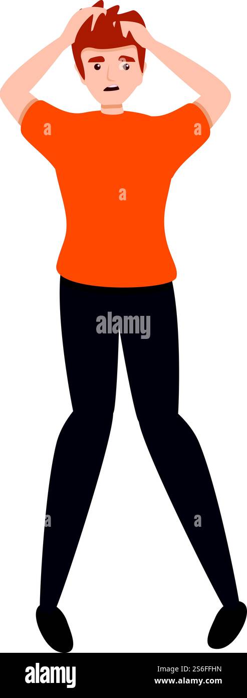 Scared mother icon. Cartoon of scared mother vector icon for web design ...