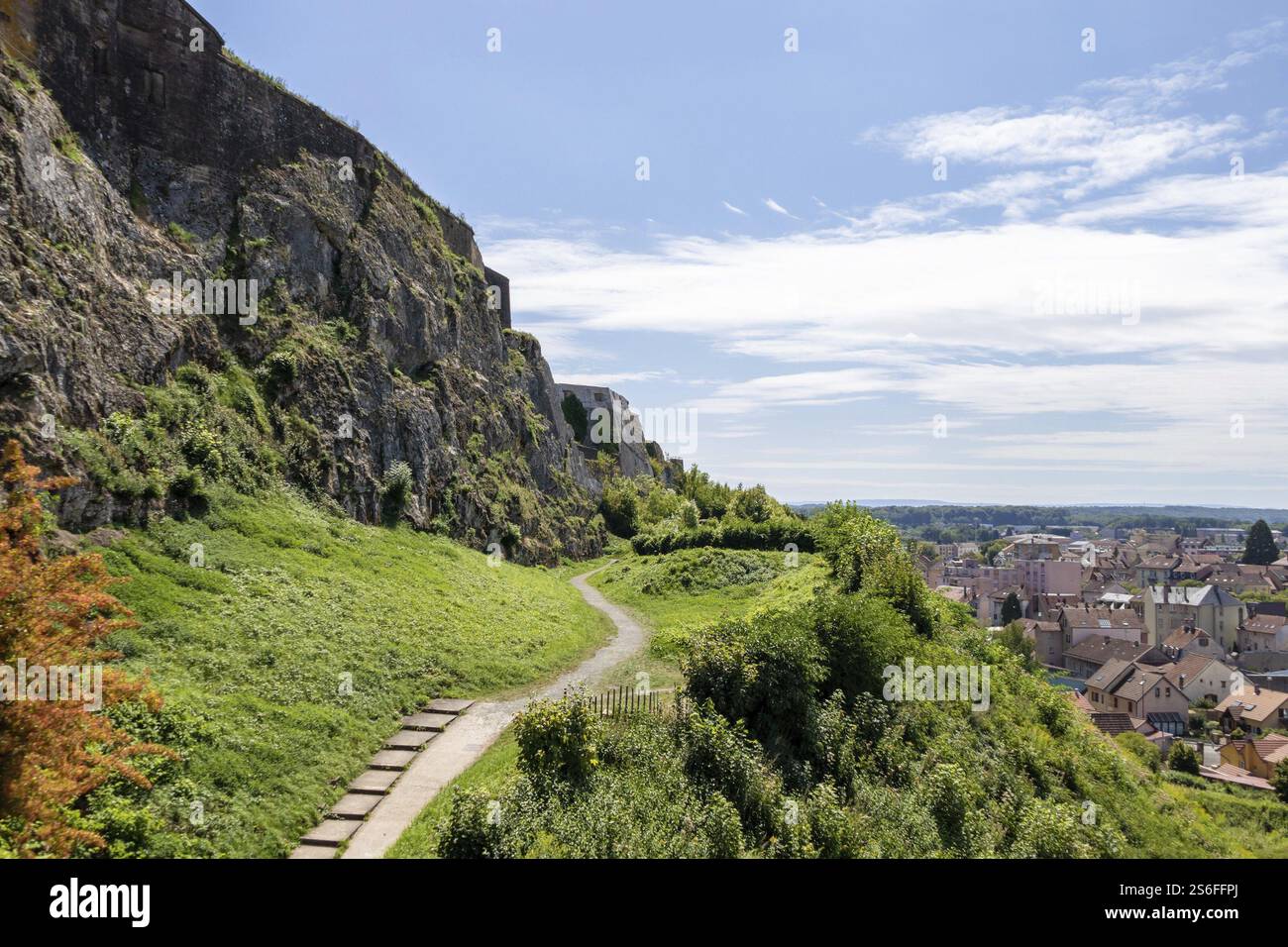 An image of the fortress of Belfort France Stock Photo - Alamy