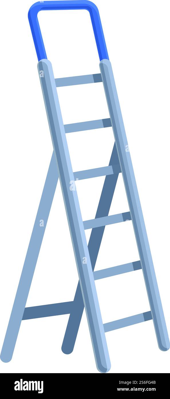 Stairs ladder icon. Cartoon of stairs ladder vector icon for web design ...