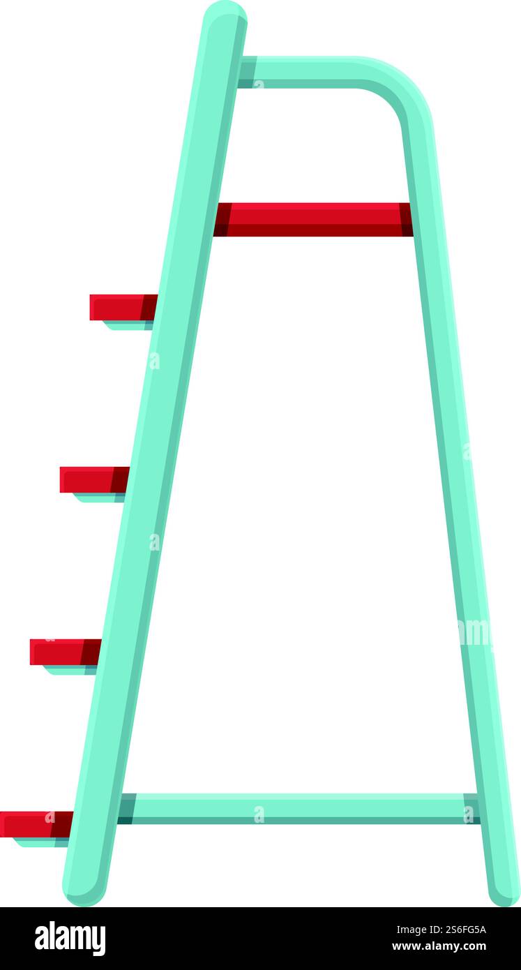 Work ladder icon. Cartoon of work ladder vector icon for web design ...