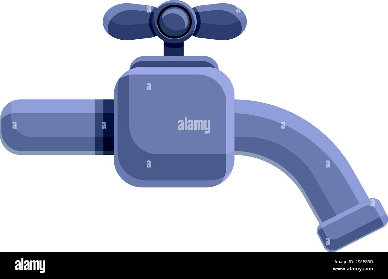 Sewerage water tap icon. Cartoon of sewerage water tap vector icon for ...