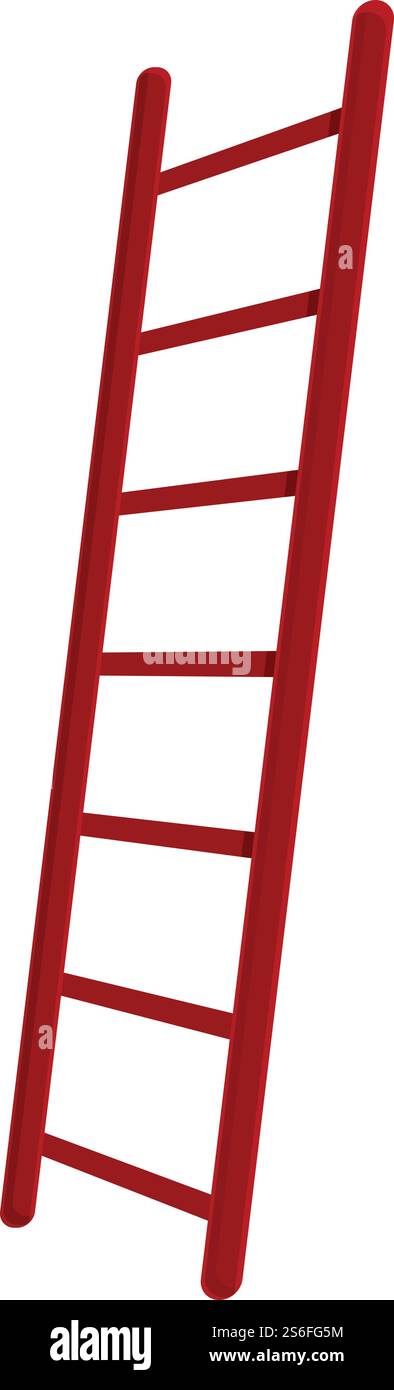 Ladder stair icon. Cartoon of ladder stair vector icon for web design ...