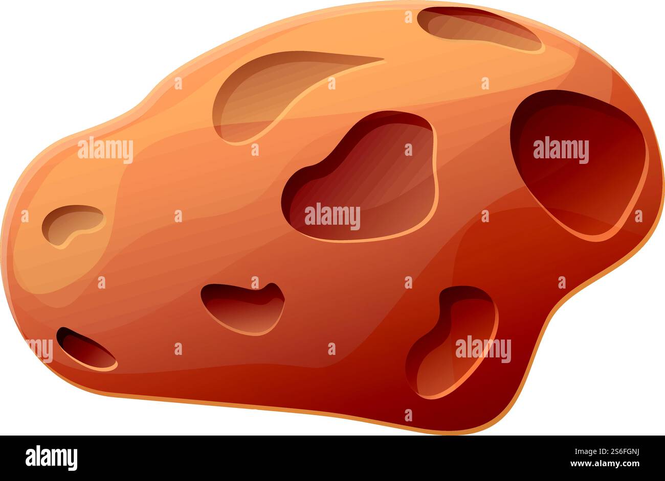 Asteroid comic icon. Cartoon of asteroid comic vector icon for web ...