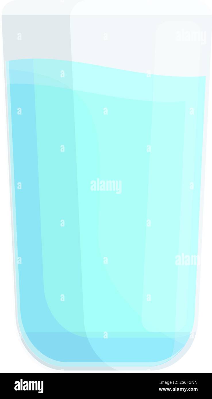 Clear drinking glass on Stock Vector Images - Alamy