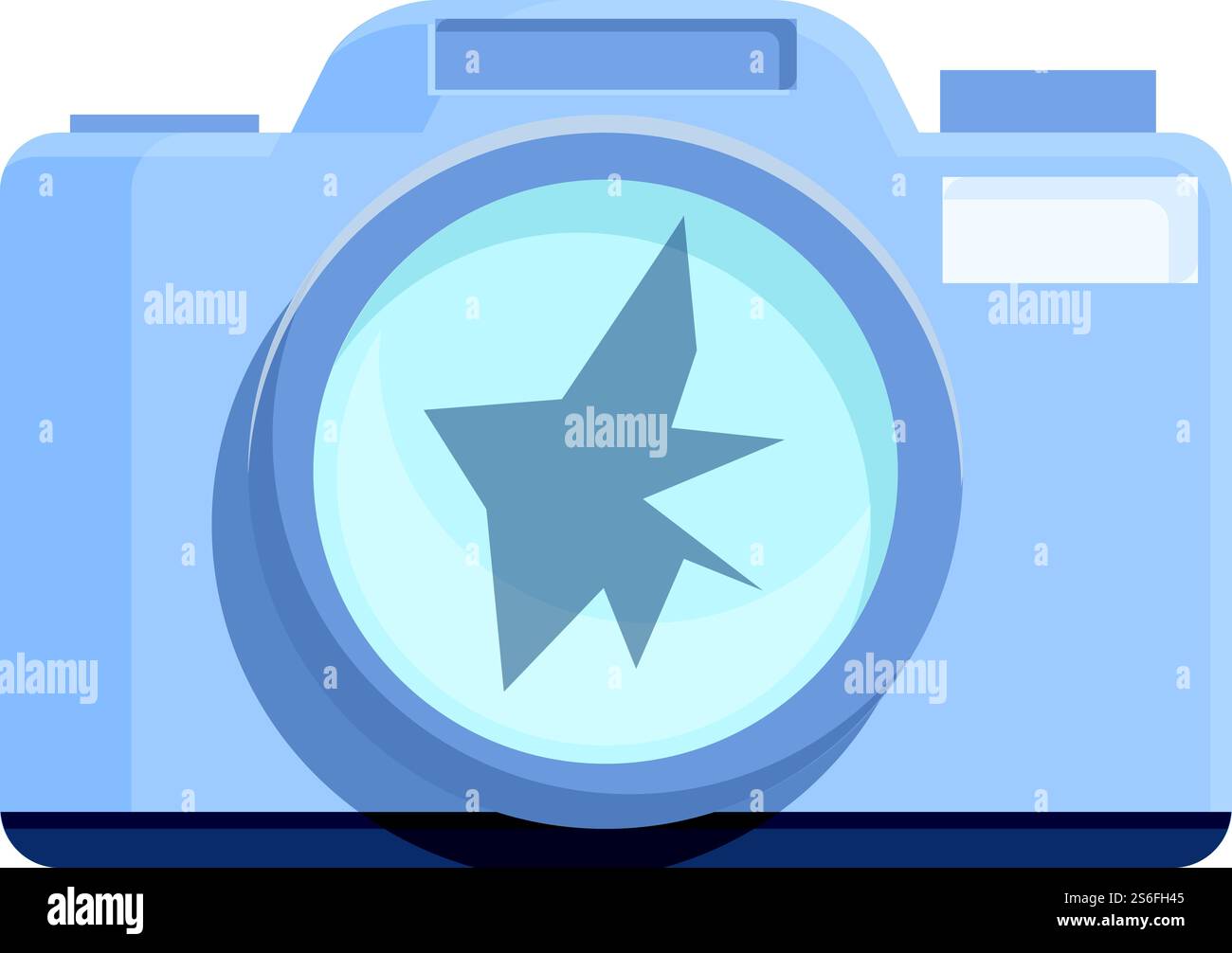 Broken camera icon. Cartoon of broken camera vector icon for web design isolated on white ...