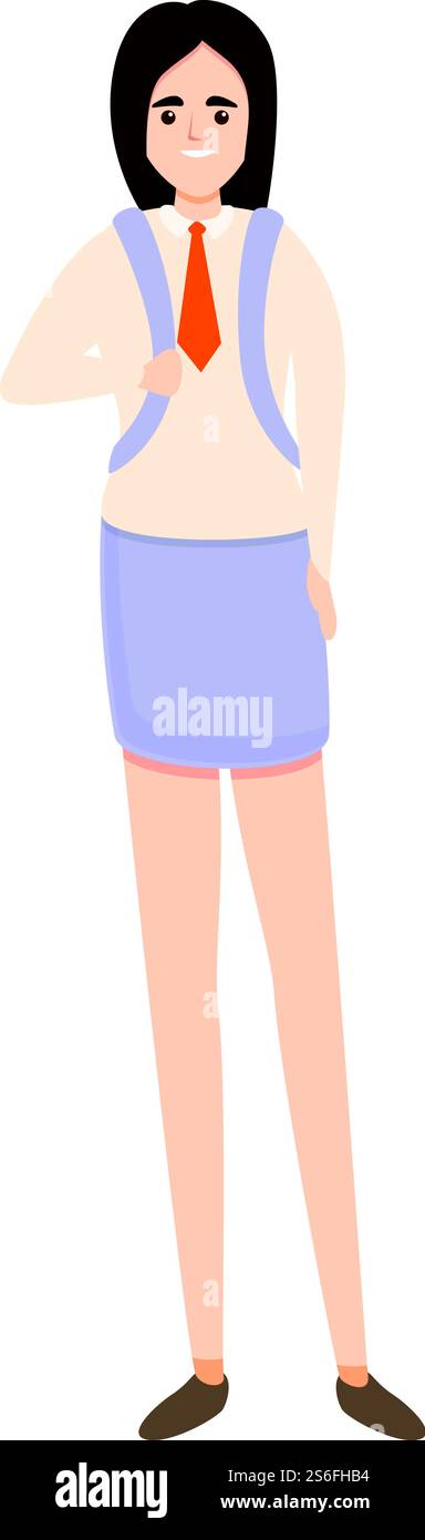 Private school uniform icon. Cartoon of private school uniform vector ...