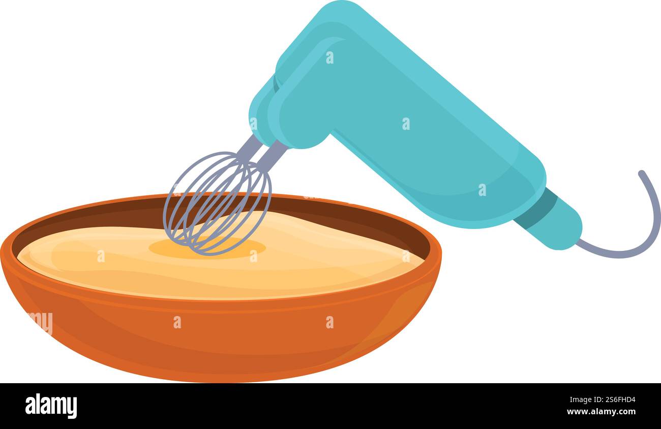 Dough mixer icon. Cartoon of dough mixer vector icon for web design ...