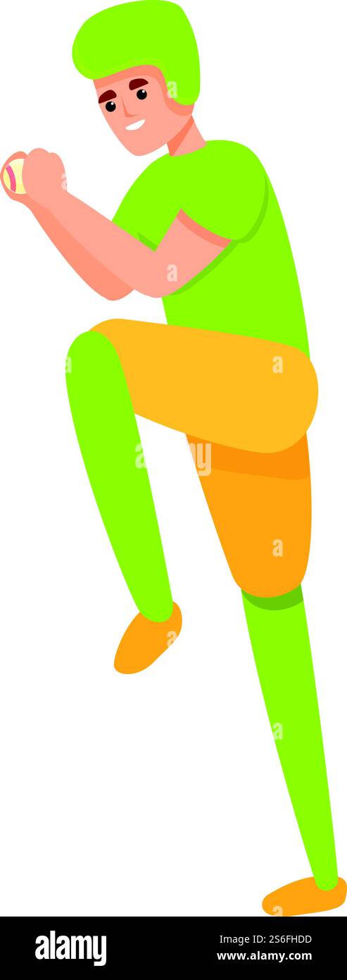 Baseball throw icon. Cartoon of baseball throw vector icon for web ...