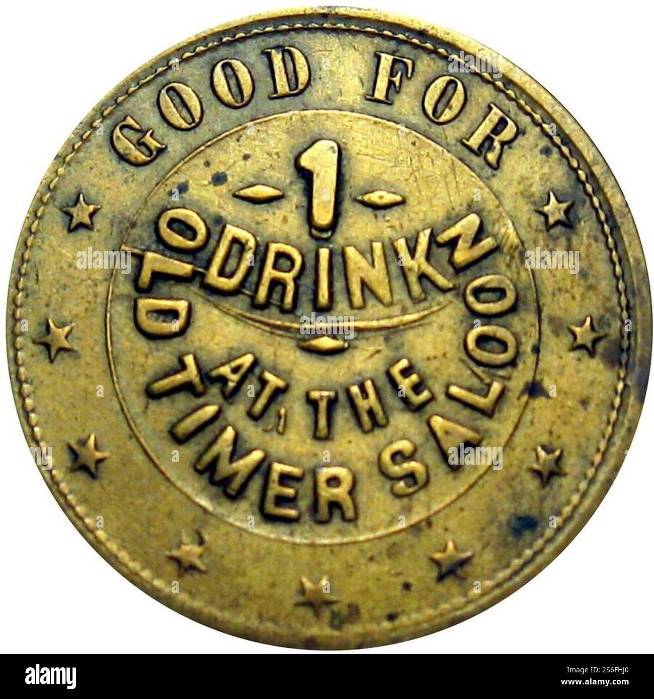 Glendale, Montana Territory - Good For Token Old Timer SALOON Chas Pick ...
