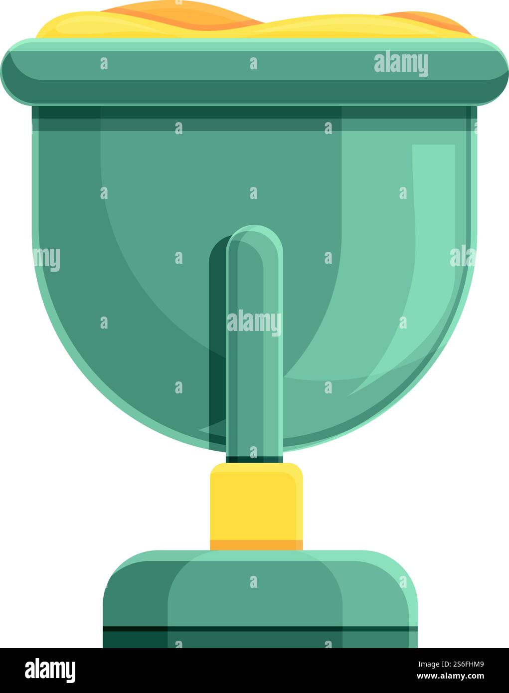 Cauldron paper production icon. Cartoon of cauldron paper production ...
