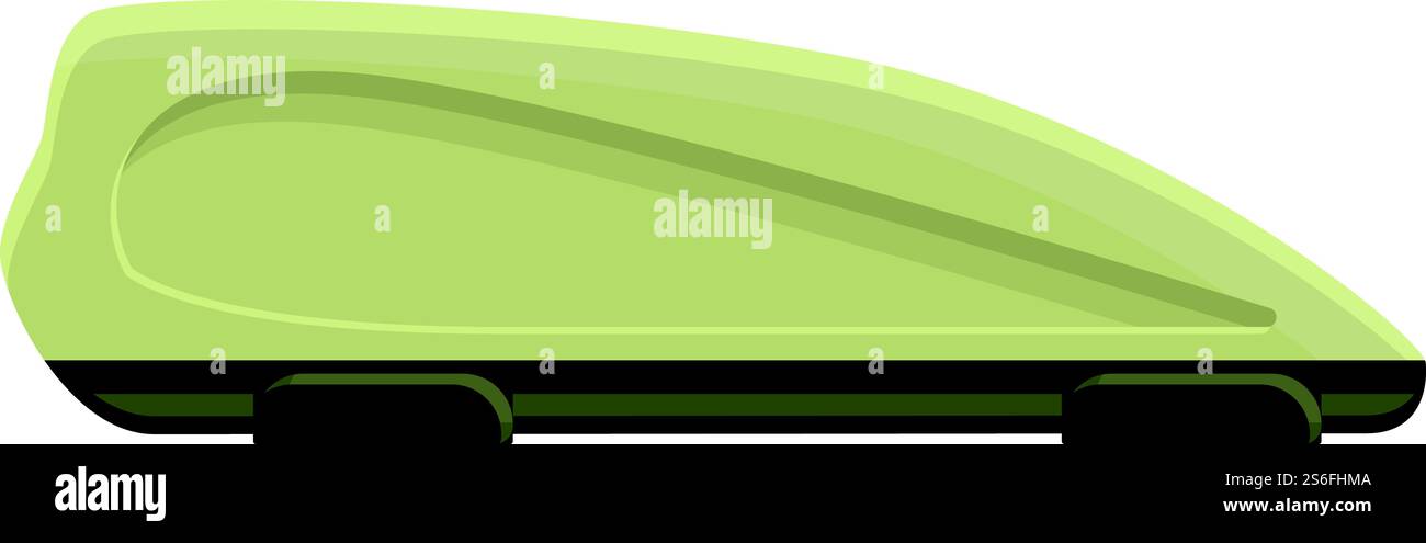 Carrier car roof box icon. Cartoon of carrier car roof box vector icon ...
