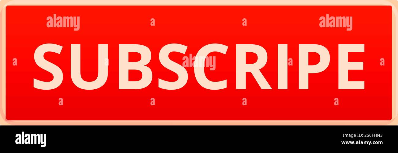 Subscribe Button Icon Cartoon Of Subscribe Button Vector Icon For Web