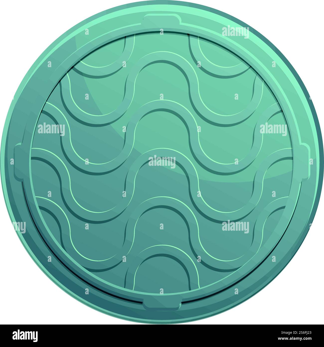 Urban manhole icon. Cartoon of urban manhole vector icon for web design ...