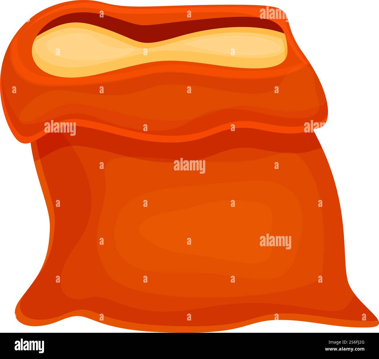 Dough flour sack icon. Cartoon of dough flour sack vector icon for web ...