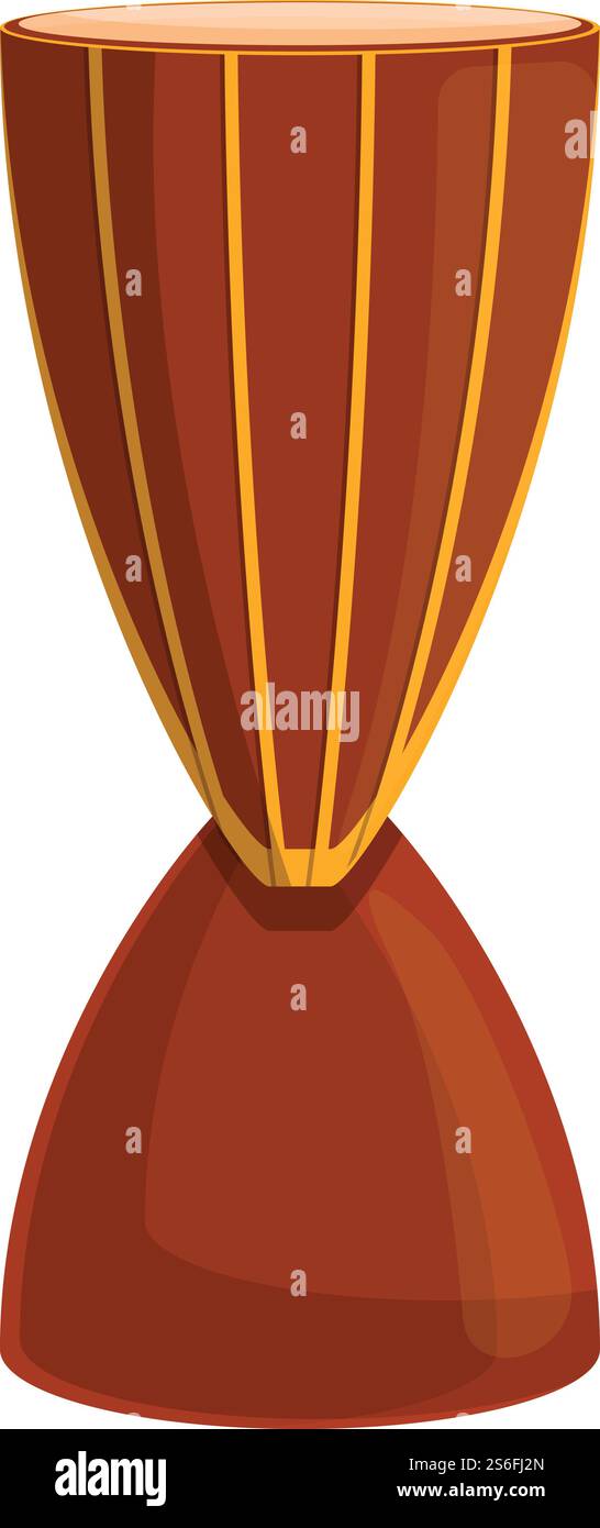 Drum bongo icon. Cartoon of drum bongo vector icon for web design ...