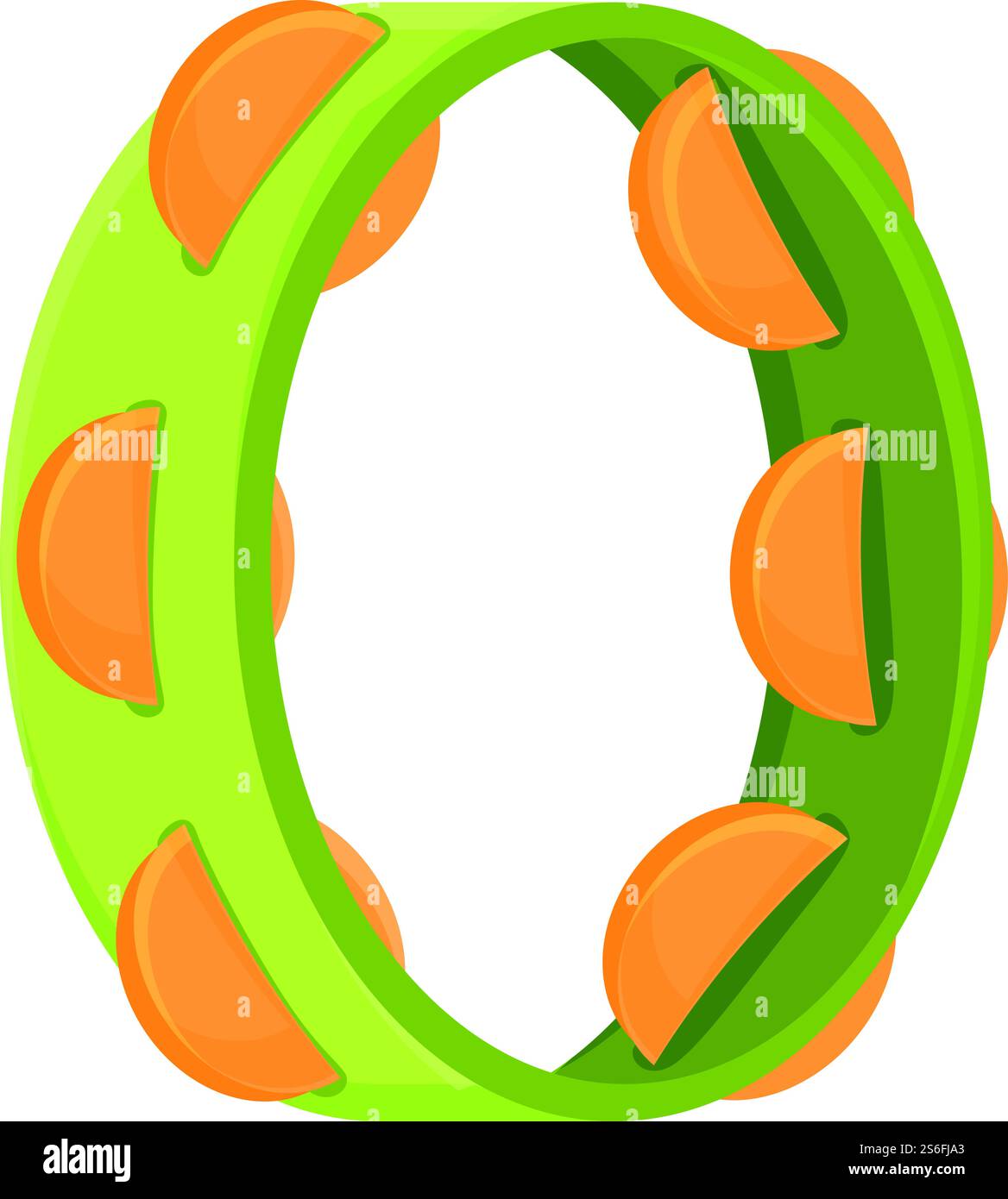 Tambourine percussion icon. Cartoon of tambourine percussion vector ...