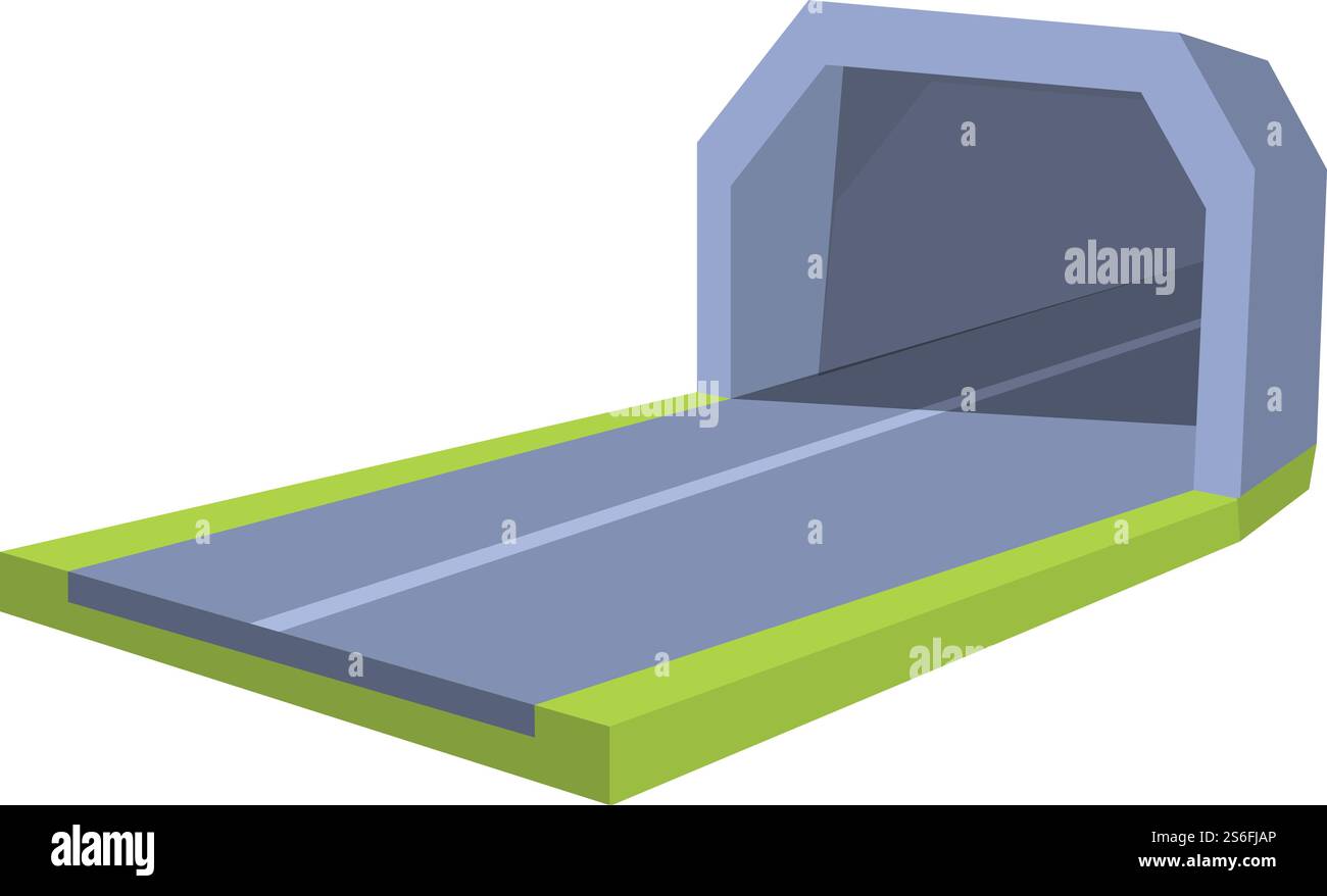 City road tunnel icon. Cartoon of city road tunnel vector icon for web ...