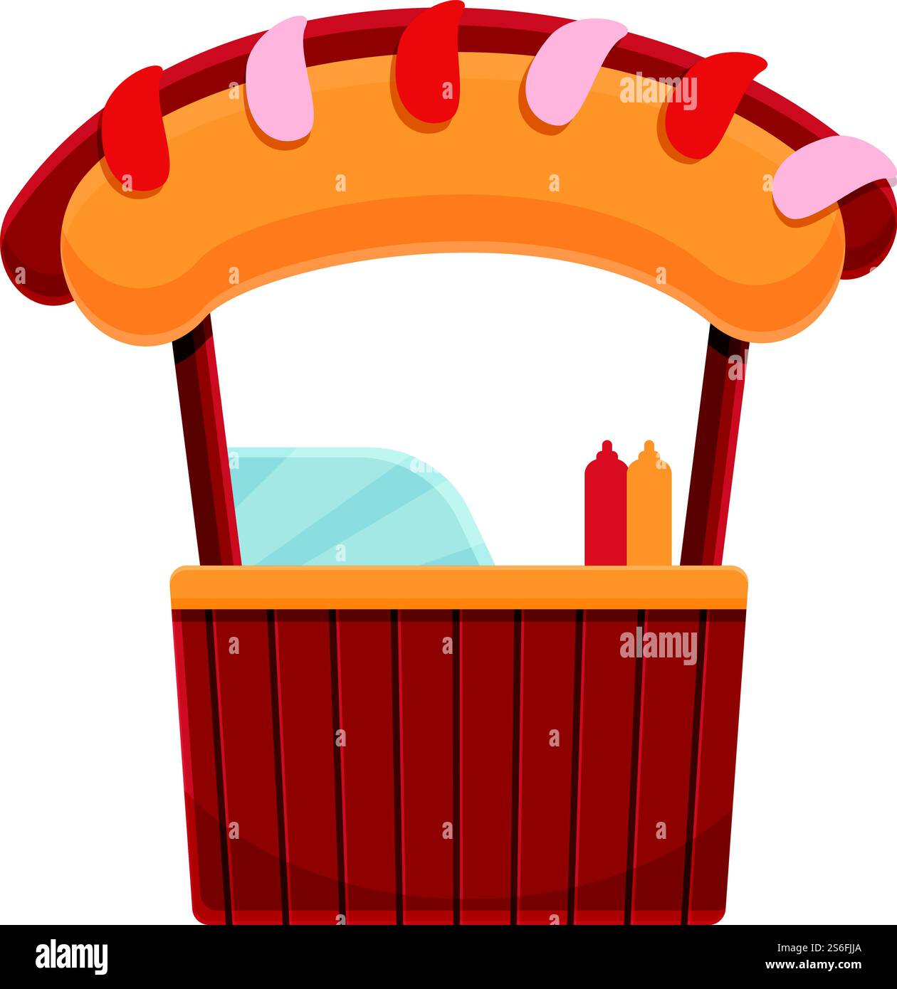 Food drink kiosk on Stock Vector Images - Alamy