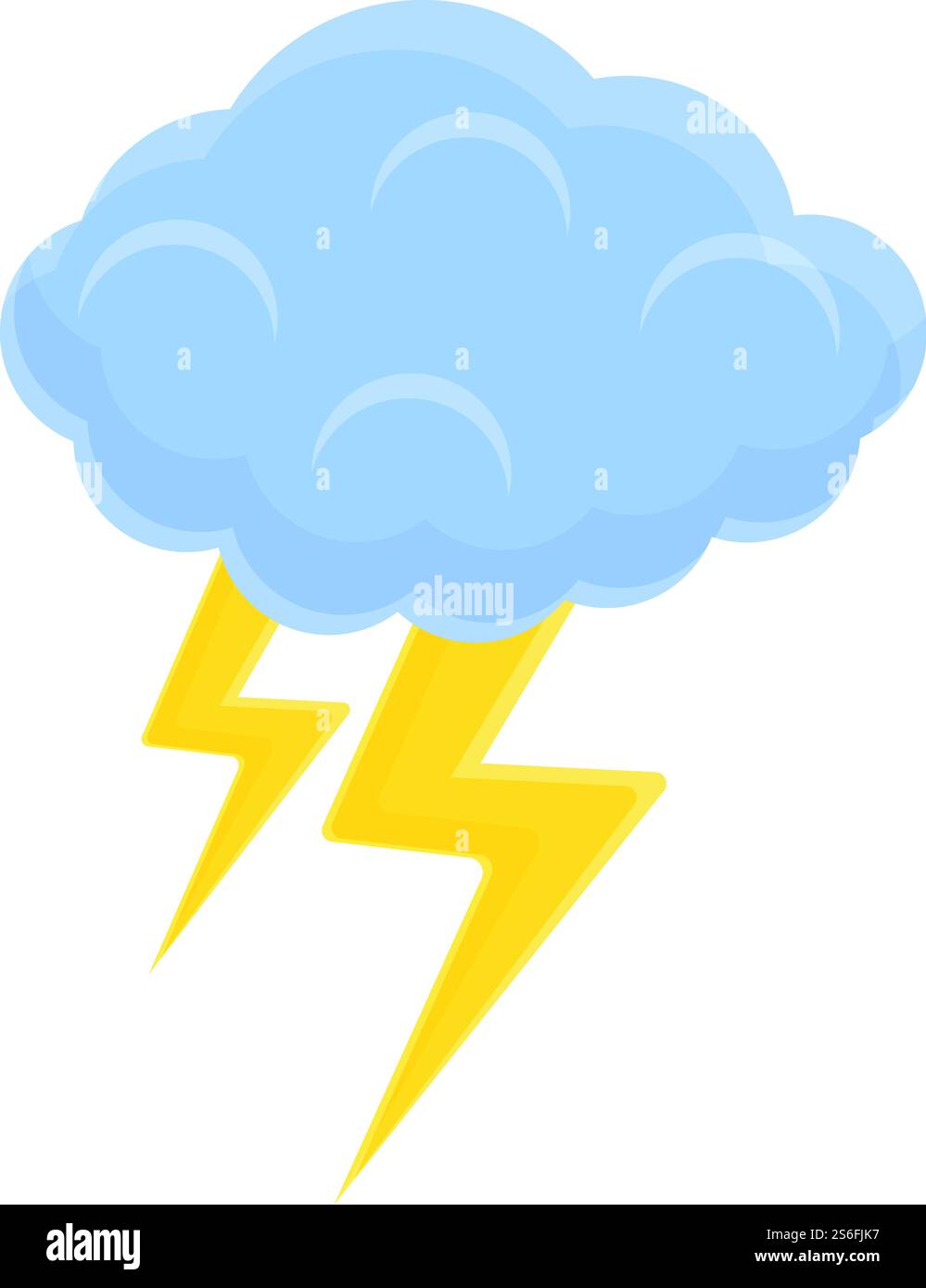 Flash cloud icon. Cartoon of flash cloud vector icon for web design ...