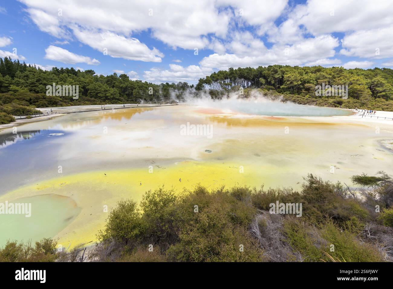 An image of geothermal activity at Rotorua in New Zealand Stock Photo ...