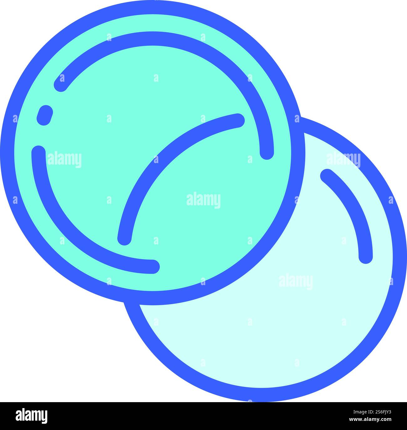 Optical contact lens icon. Outline optical contact lens vector icon for ...