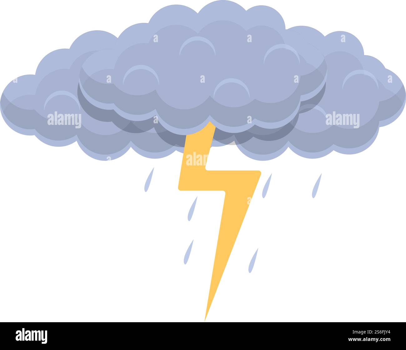 Bolt cloud icon. Cartoon of bolt cloud vector icon for web design ...