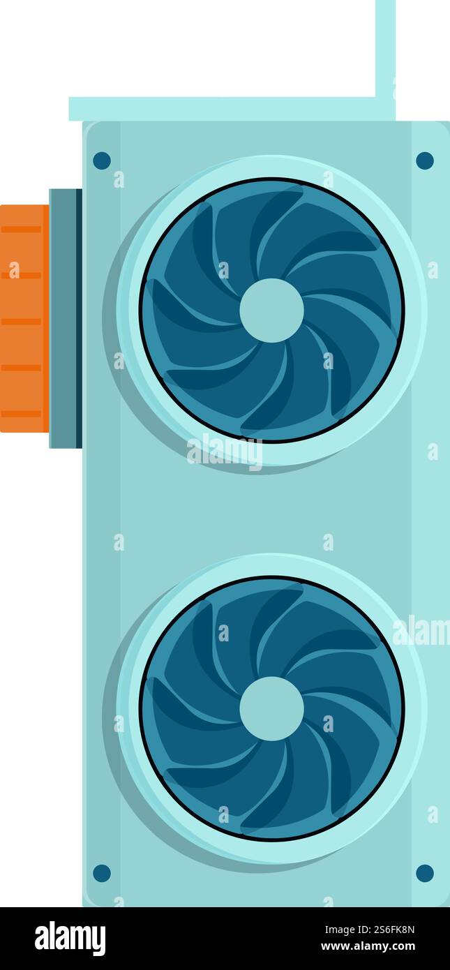 Gpu device icon. Cartoon of gpu device vector icon for web design ...