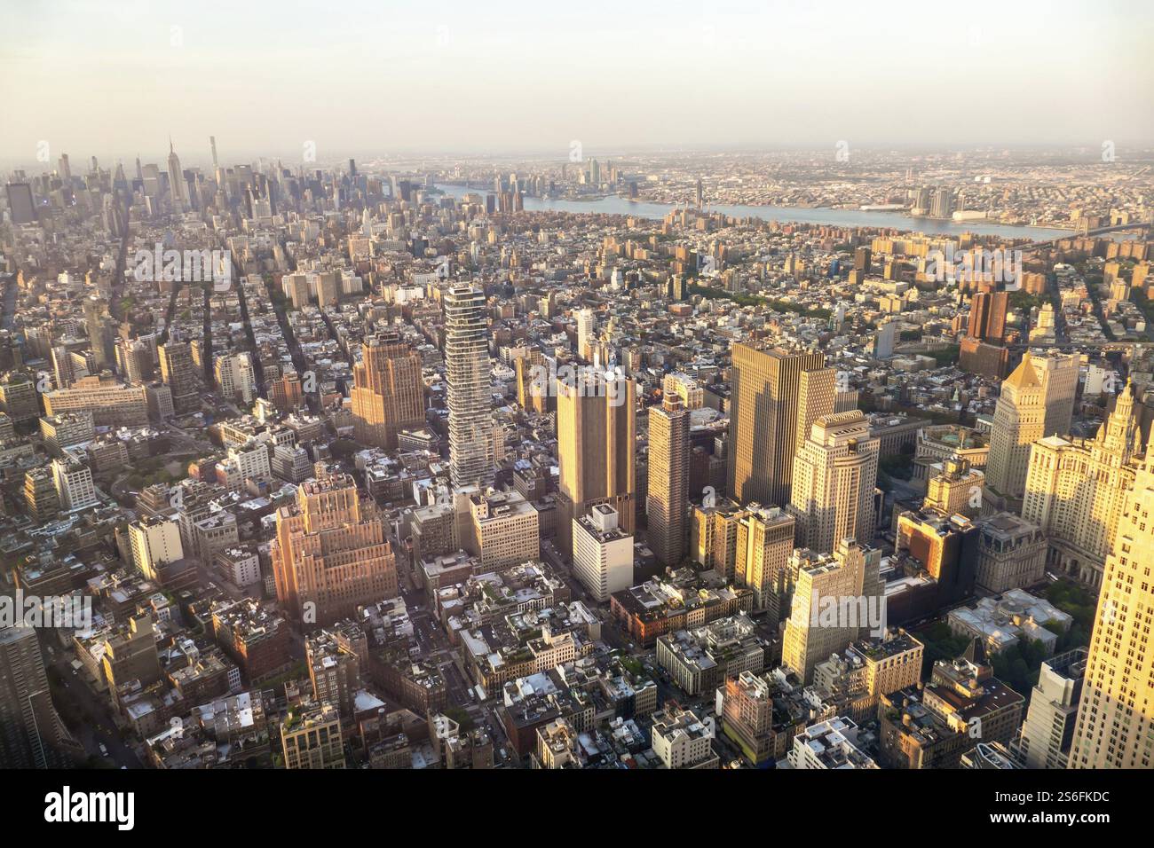 An image of Manhattan New York from above Stock Photo - Alamy