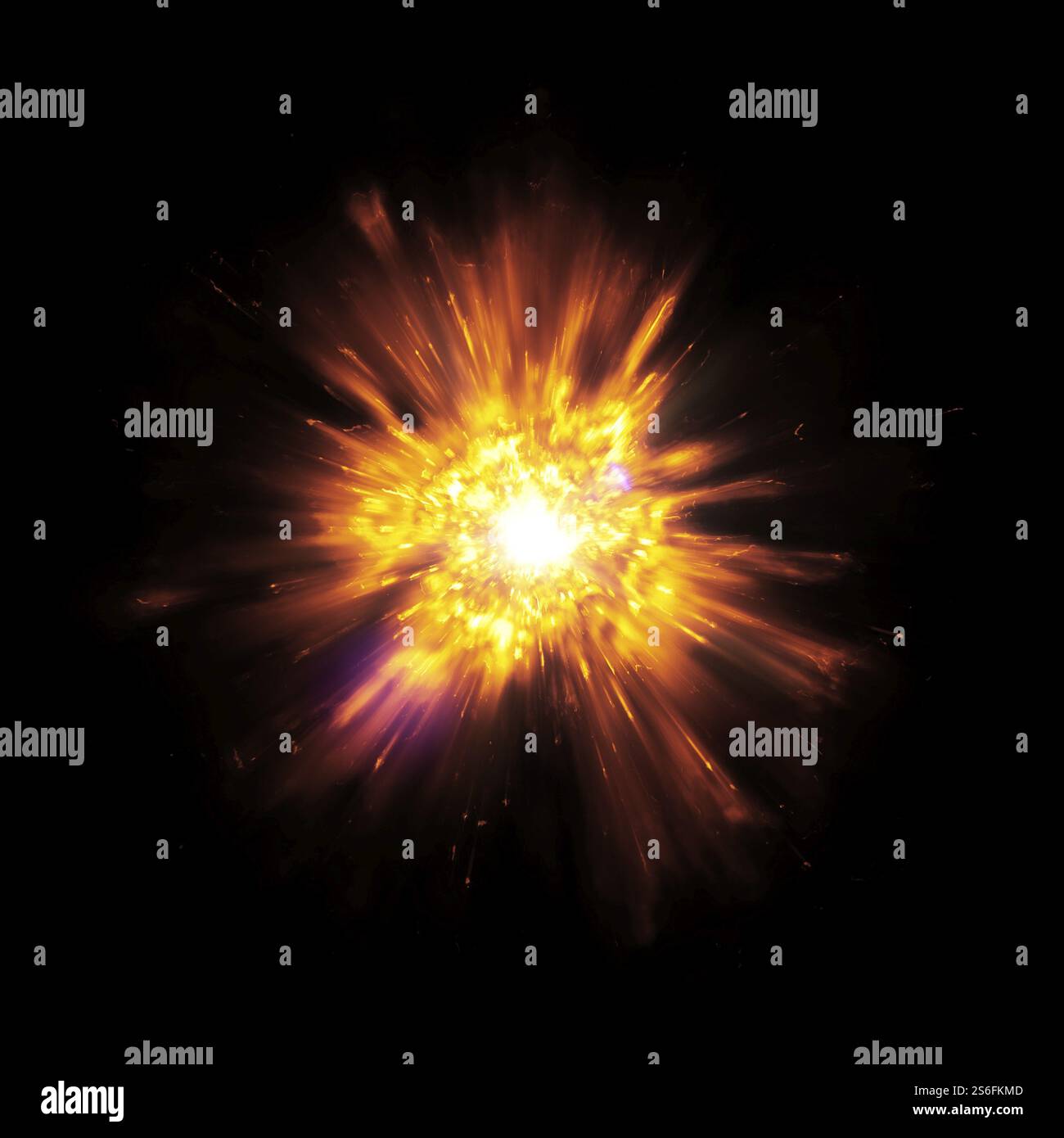 An image of a great explosion with flying sparks Stock Photo - Alamy