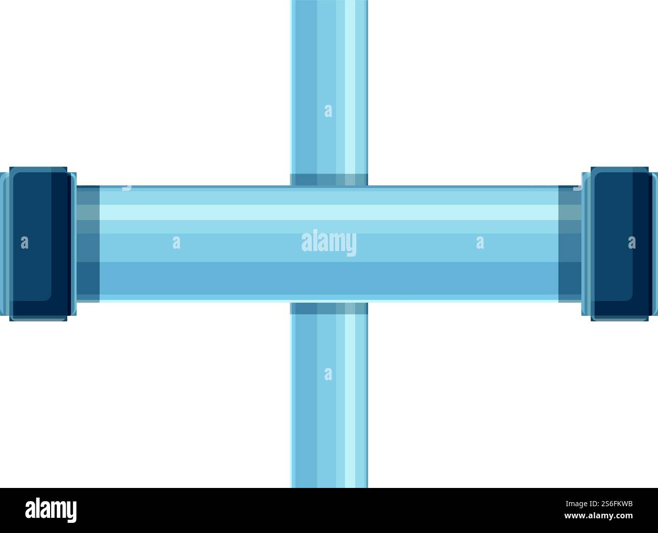 Pvc pipe icon. Cartoon of pvc pipe vector icon for web design isolated ...