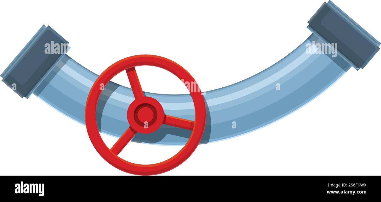 Irrigation pipe icon. Cartoon of irrigation pipe vector icon for web ...