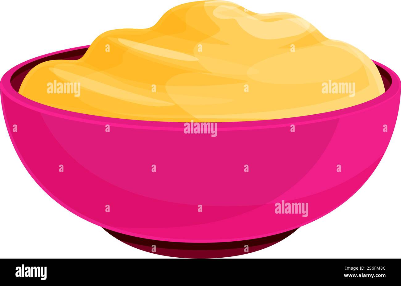 Potatoes puree icon. Cartoon of potatoes puree vector icon for web ...