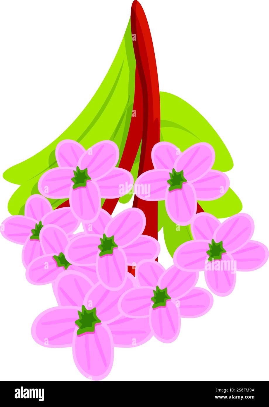 Spring hawthorn flower icon. Cartoon of spring hawthorn flower vector ...